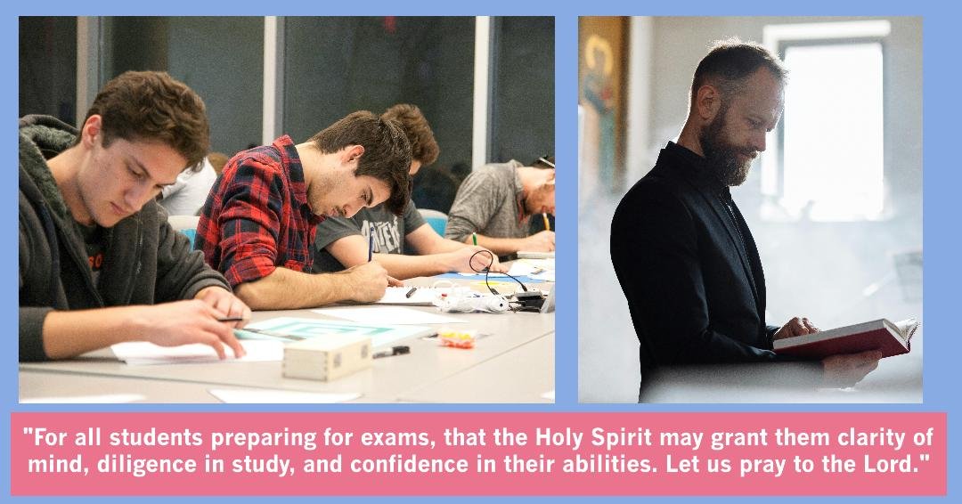 Prayers of the Faithful for Exam Students - #6 OPTIONS - Prayers of the ...