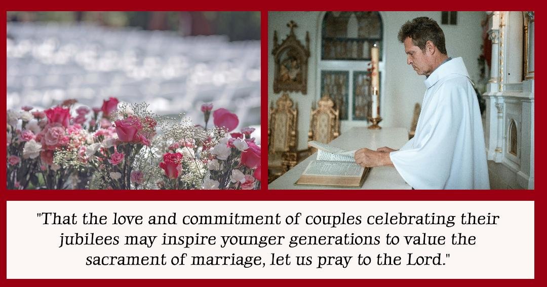 Prayers of the faithful for Jubilee Mass - #7 OPTIONS Available Instantly