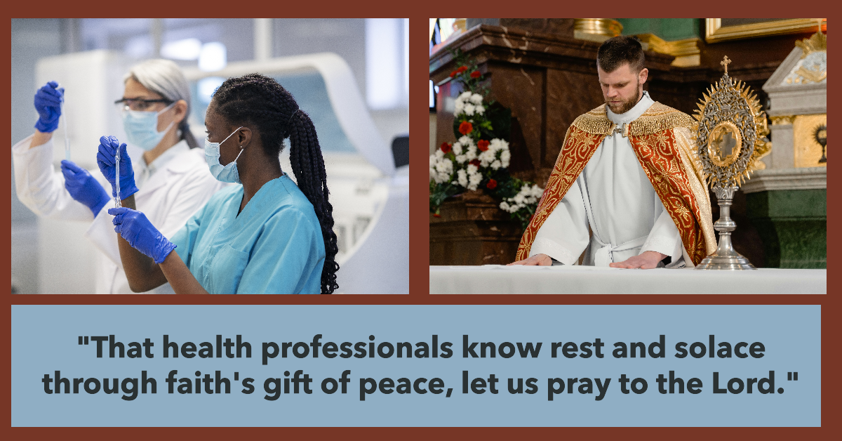 Prayers of the faithful for Medical Staff - Prayers of the Faithful