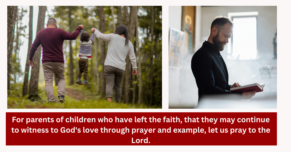 PRAYERS OF THE FAITHFUL FOR PARENTS - #7 OPTIONS - Prayers of the Faithful