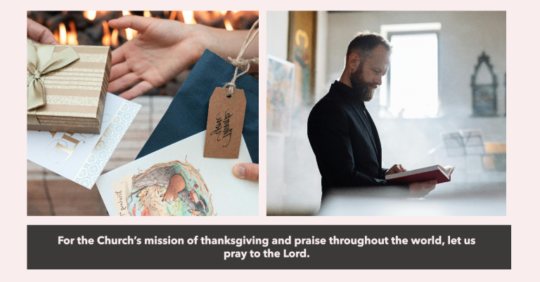 PRAYERS OF THE FAITHFUL FOR THANKSGIVING MASS - #7 OPTIONS - Prayers of ...